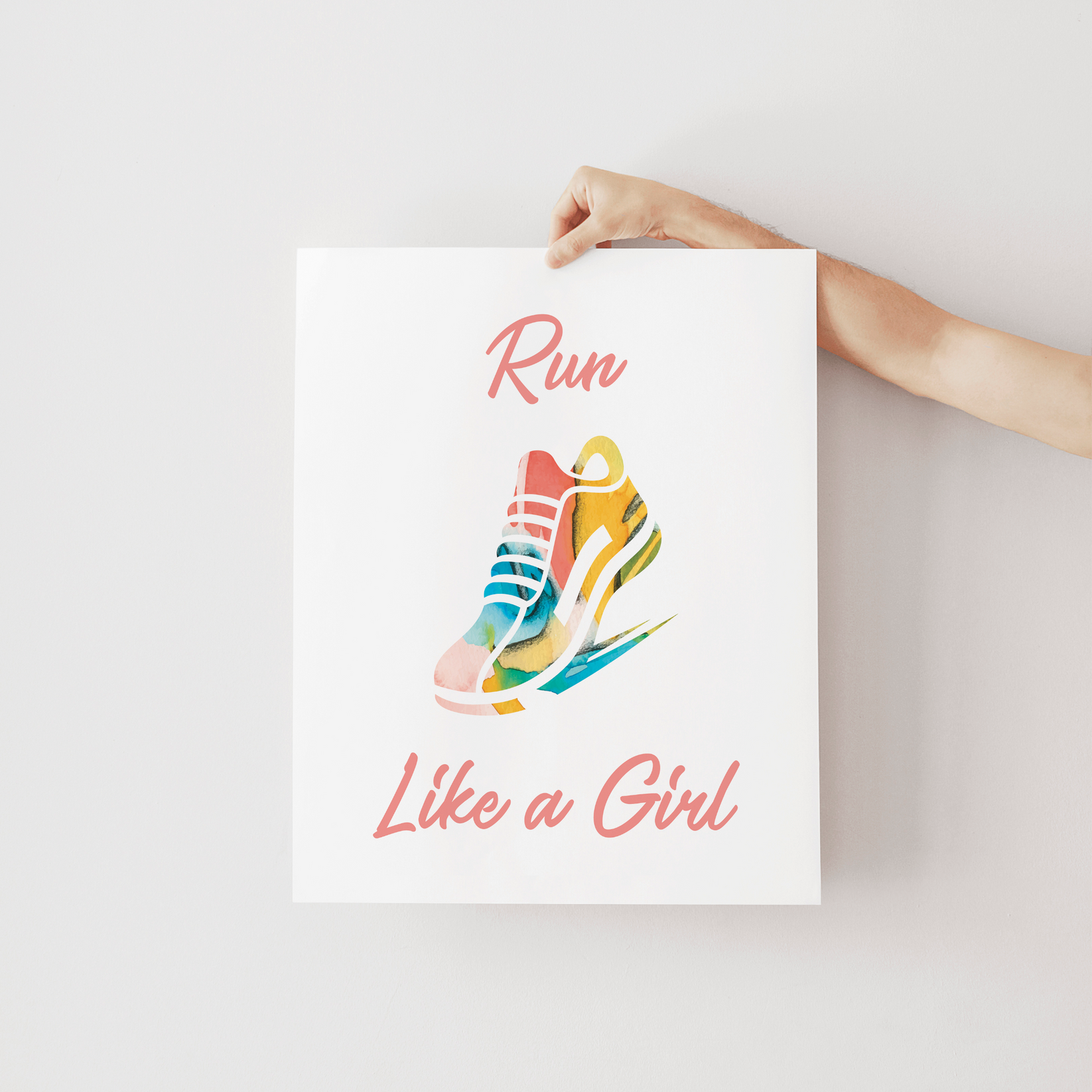 Run Like A Girl Art Print – Flip The Script Studios