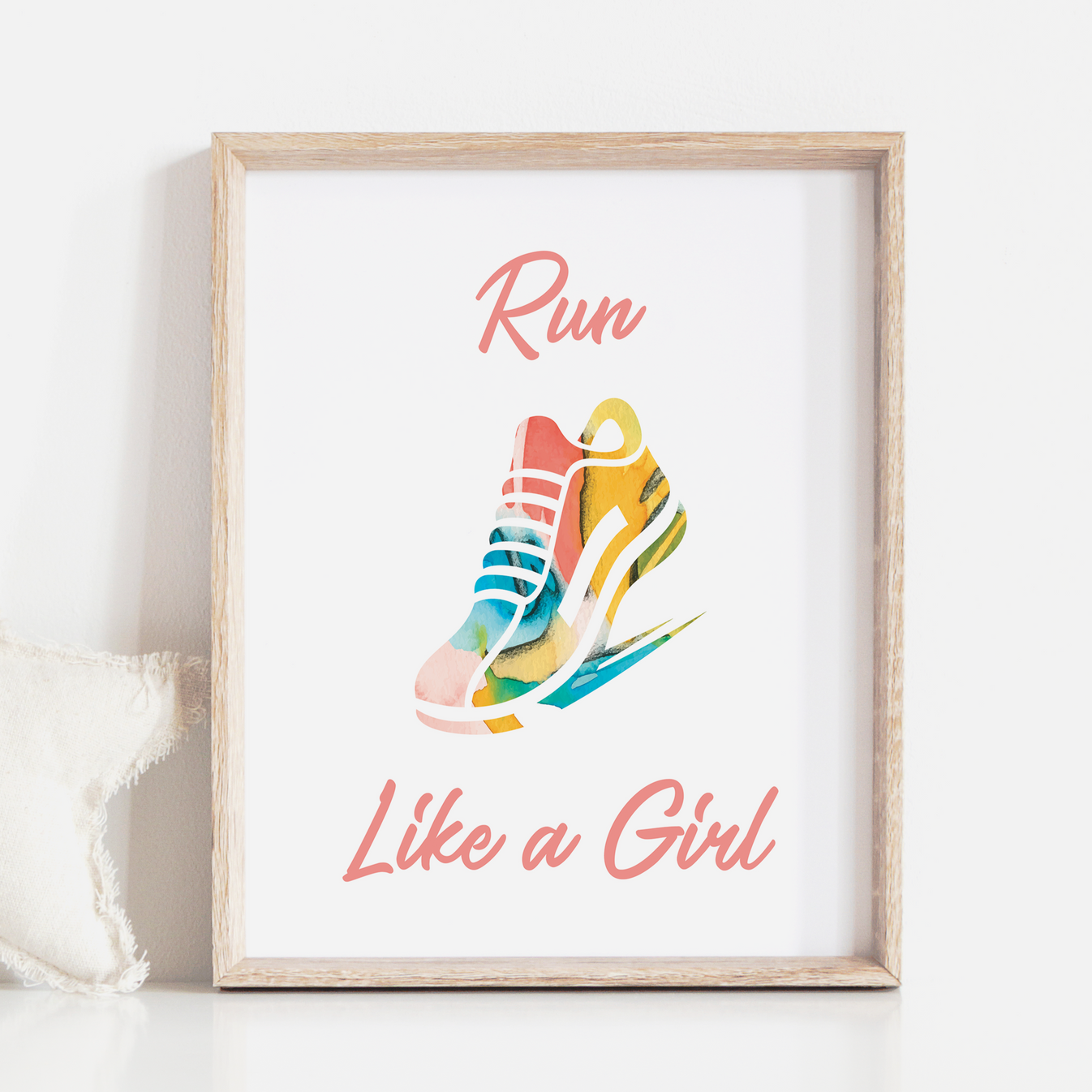 Run Like A Girl Art Print – Flip The Script Studios